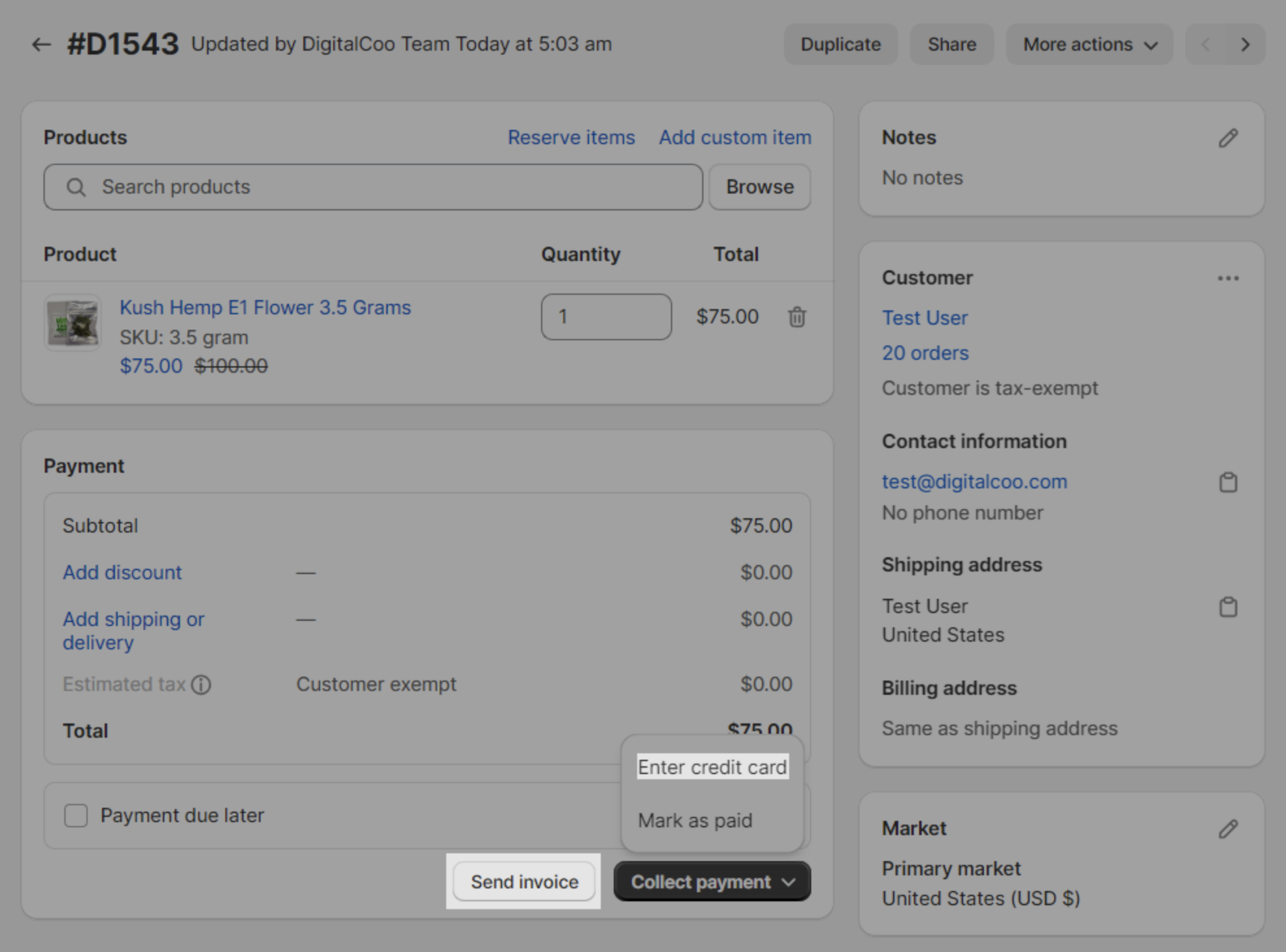 How To Apply Wholesale Pricing On Manual Orders Or Draft Orders Digitalcoo Help Center 