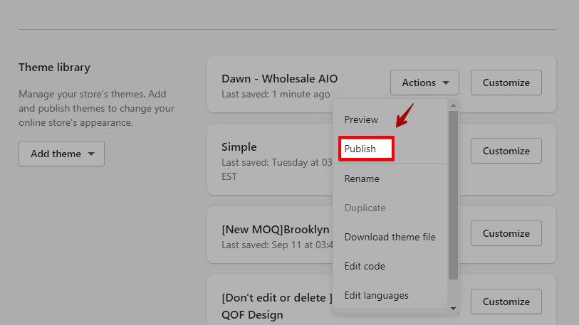 Guidelines For Publishing A Duplicate Theme DigitalCoo Help Center